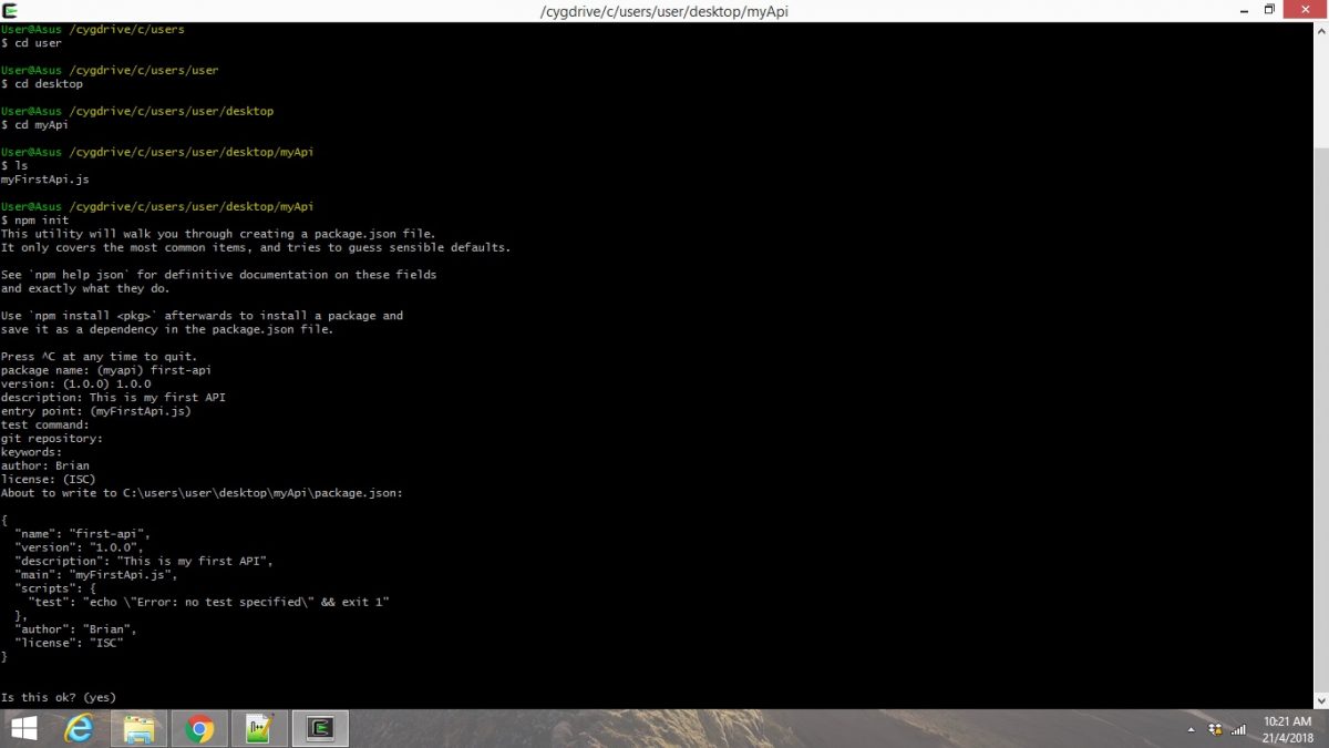 Create Your First Api Creatifwerks